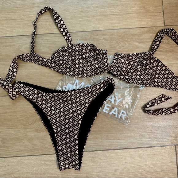 Monday Swimwear | Swim | Monday Swimwear Geo Lynx Bikini Set | Poshmark